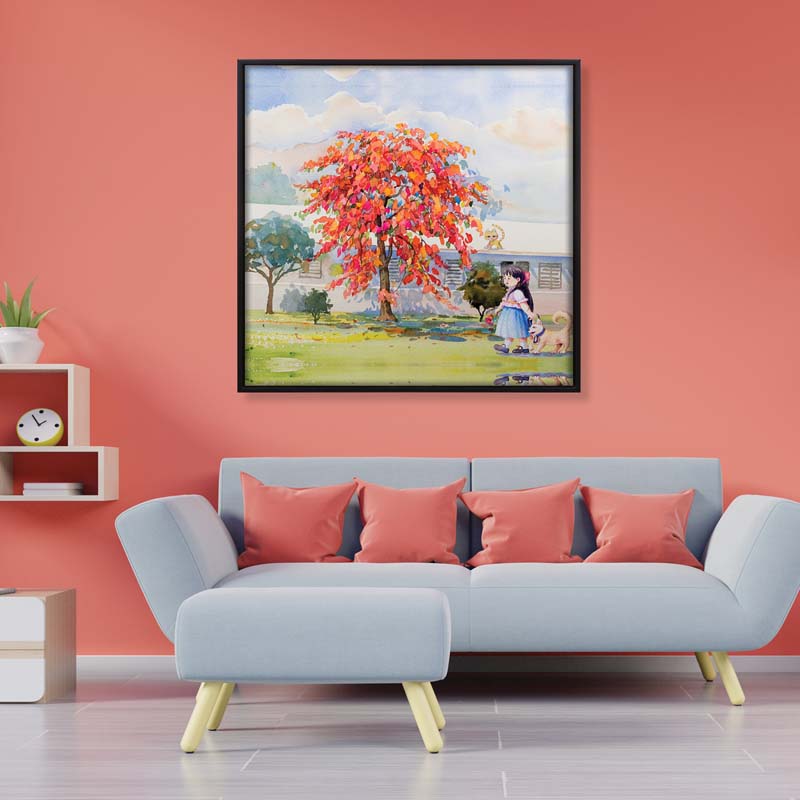 The Wishing Tree Wall Painting – Phetally