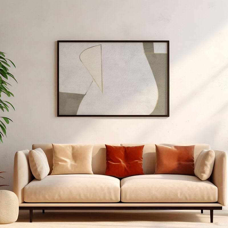 Abstract Clive Wall Painting – Black Frame – Phetally